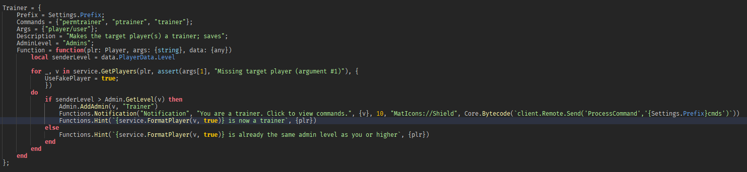 Adonis Custom Level Issue Scripting Support Developer Forum Roblox