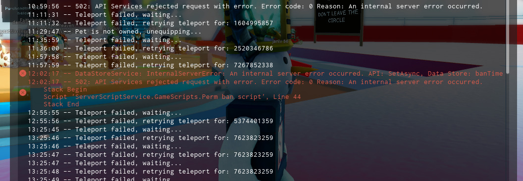 HTTP 400 (Bad Request) Breaking my game - Other Bugs - Developer Forum ...
