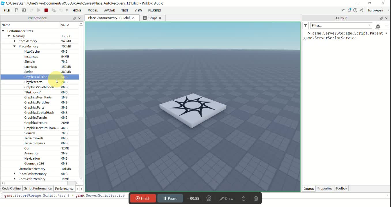 Performance Tab does not show memory getting garbage collected - Studio ...