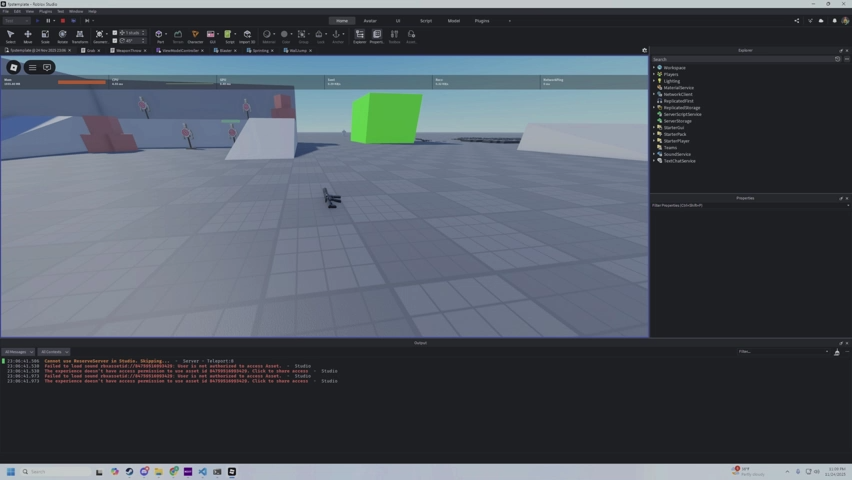 When I pick up an item and then jump, my character launches. Using FPSTemplate - Scripting ...