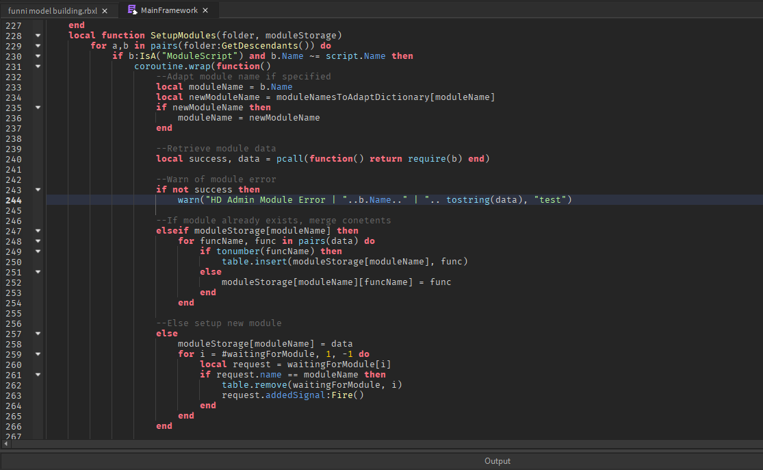 HD admin script errors, won't let admins ban anyone - Scripting Support ...