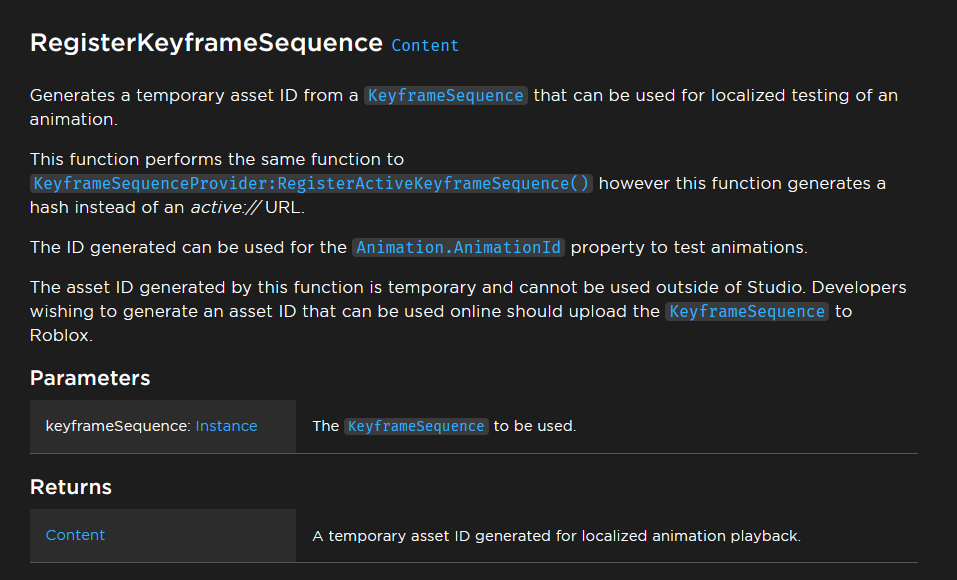 Create Animations from KeyframeSequences in live games - Engine ...