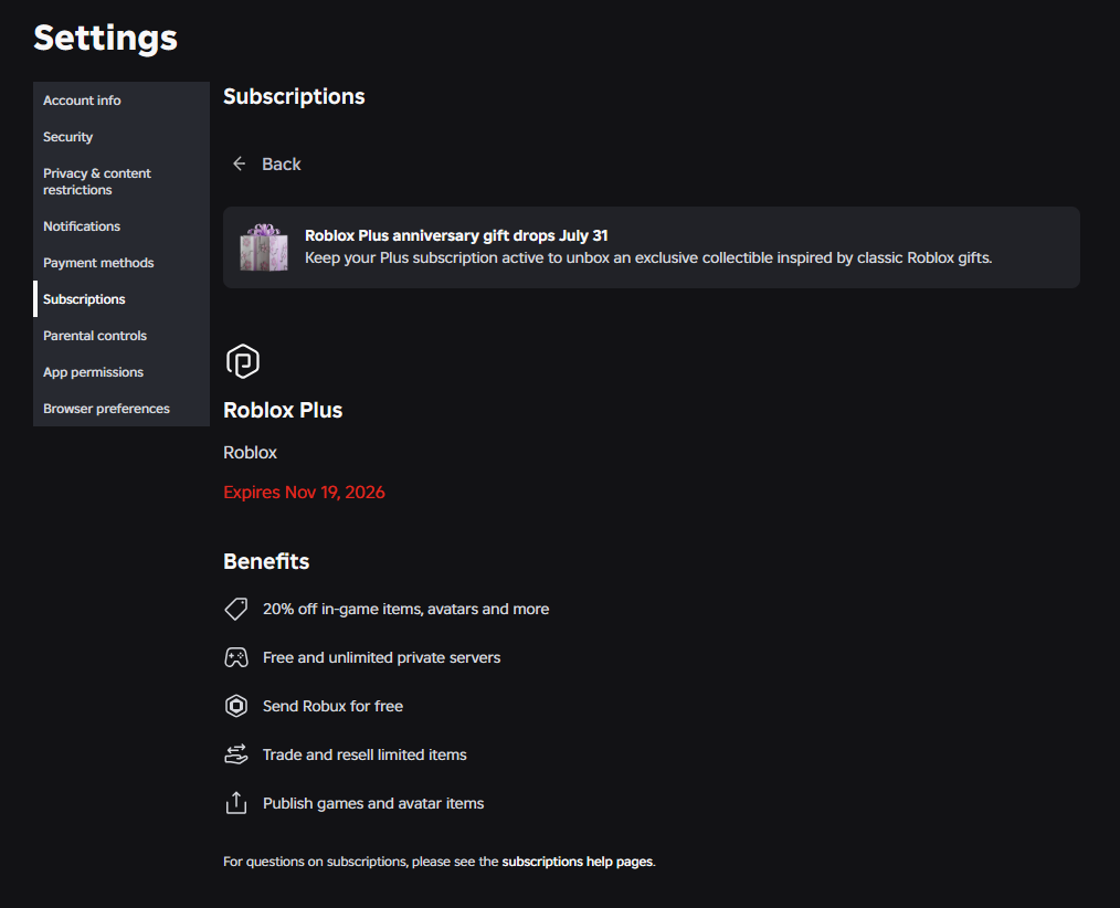 Roblox Plus Trial Does Not Offer Auto-Renew - Purchasing Bugs ...