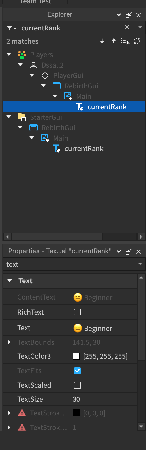 Fails to get text from textLabel - Scripting Support - Developer Forum | Roblox
