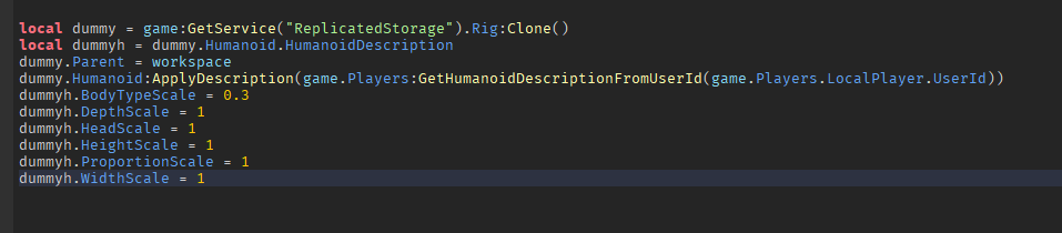 How do i make a dummy 2x times bigger? - Scripting Support - Developer Forum | Roblox