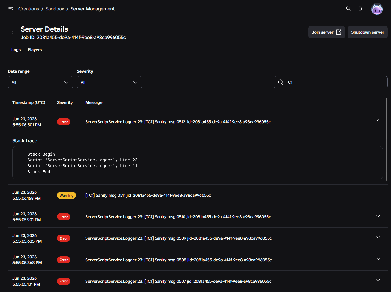 Launching Individual Game Server Logs - Announcements - Developer Forum ...