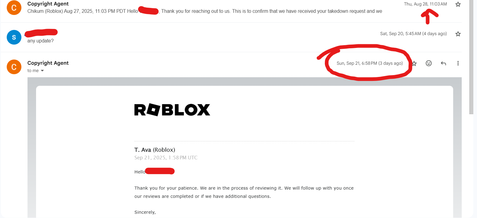 Counter and DMCA Notices Experiencing a Severe Delay/Completely ...
