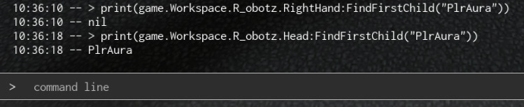 Aura only shows in Roblox Studio, not In-Game - Scripting Support - Developer Forum | Roblox