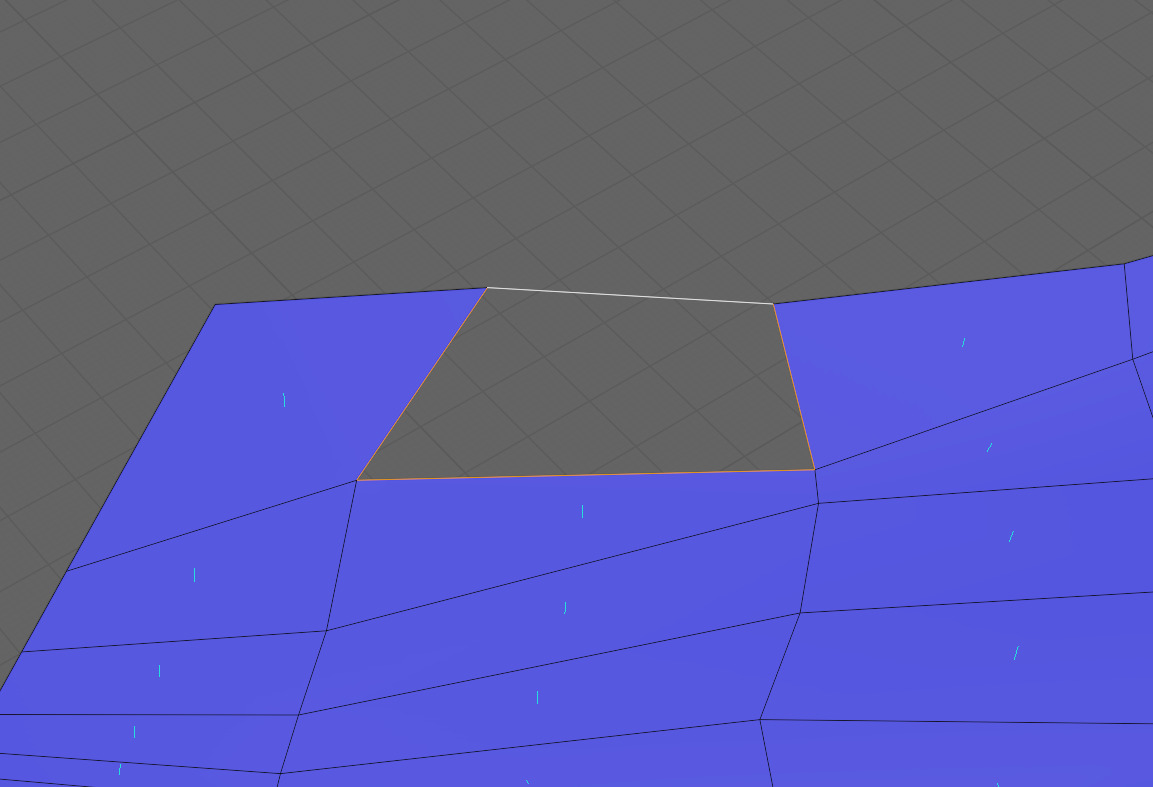 When I connect edges, the faces don't fill properly and appear twisted ...