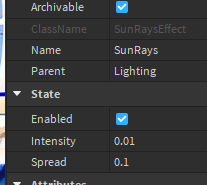 Why is this script making the lighting glow really brightly ...