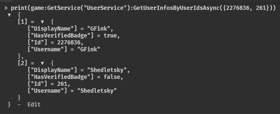 UserService::GetUserInfosByUserIdsAsync Not up to Date - Documentation Issues - Developer Forum ...