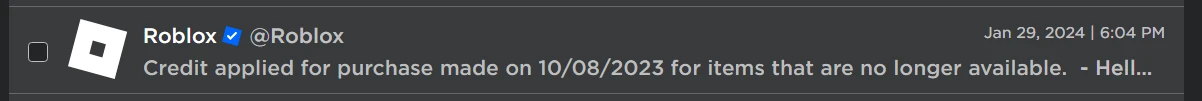 Receiving multiple "Credit Applied" messages on repeat - Roblox ...