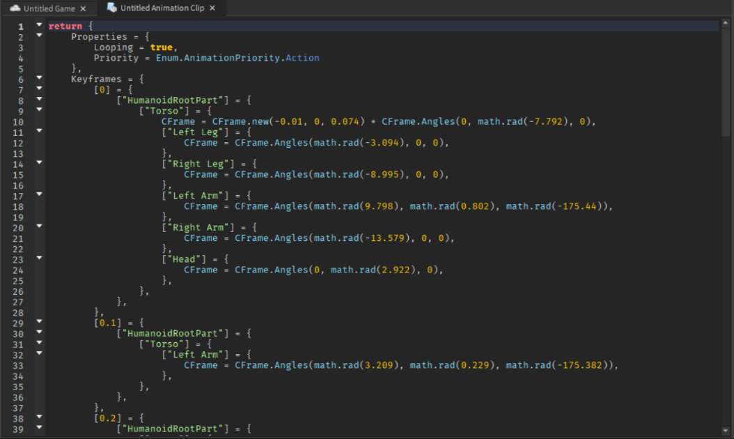 Help With Cframe Animations Scripting Support Developer Forum Roblox