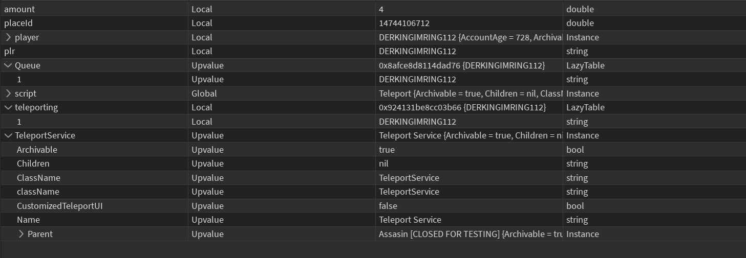 For loop is stuck - Scripting Support - Developer Forum | Roblox