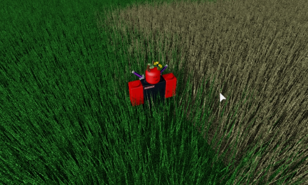 how to make grass on roblox