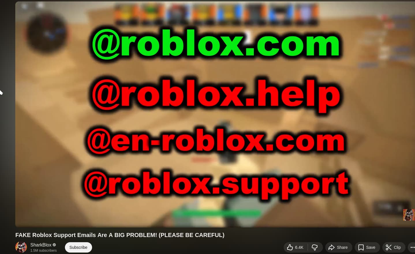 Is this a valid roblox support email address? - Platform Usage Support ...