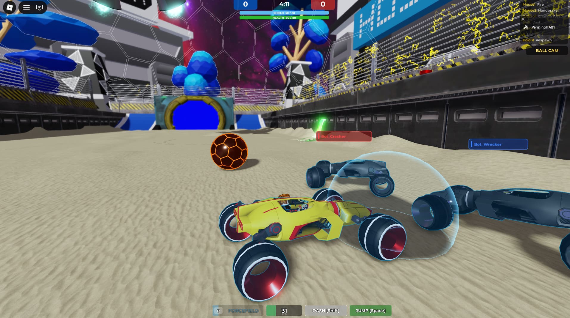 Rocket League with Weapons - Need feedback - Creations Feedback ...