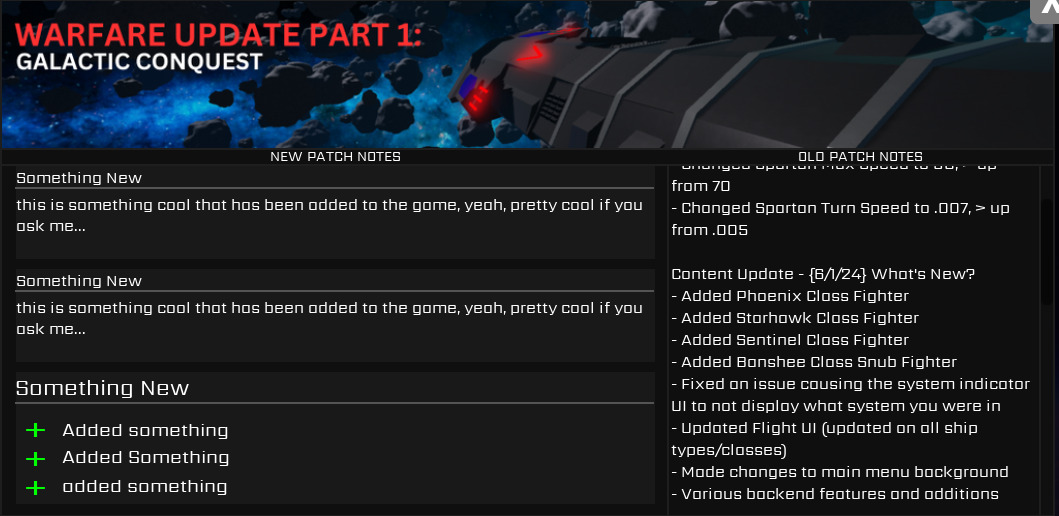 Project: Interstellar | Devlog - Creations Feedback - Developer Forum | Roblox