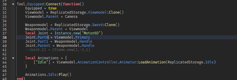 Weapon doesnt animate right on viewmodel - Scripting Support - Developer Forum | Roblox