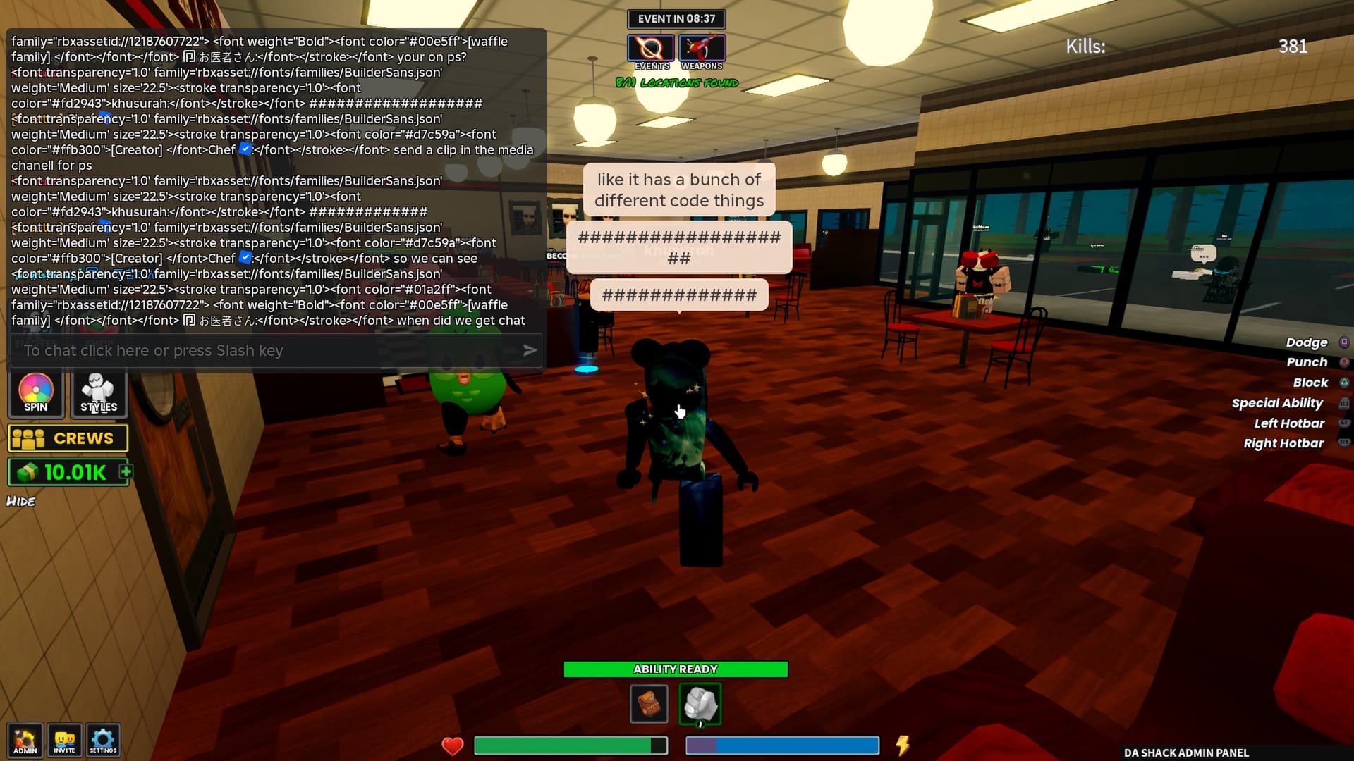 Rich text customization in chat window not working on Xbox One - Engine ...