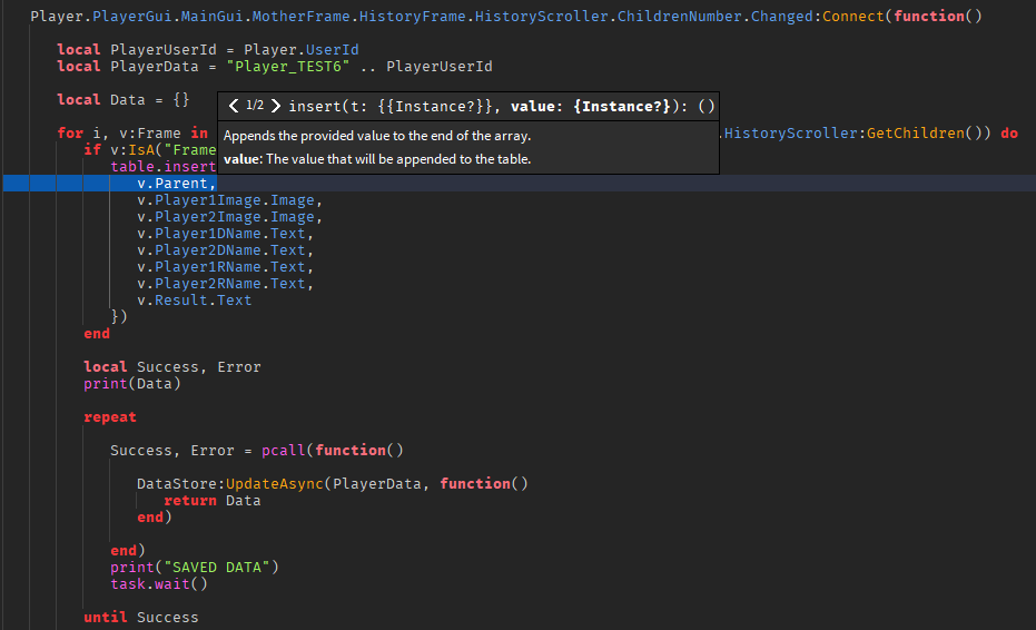Need Help With Datastore Serialization Scripting Support Developer Forum Roblox