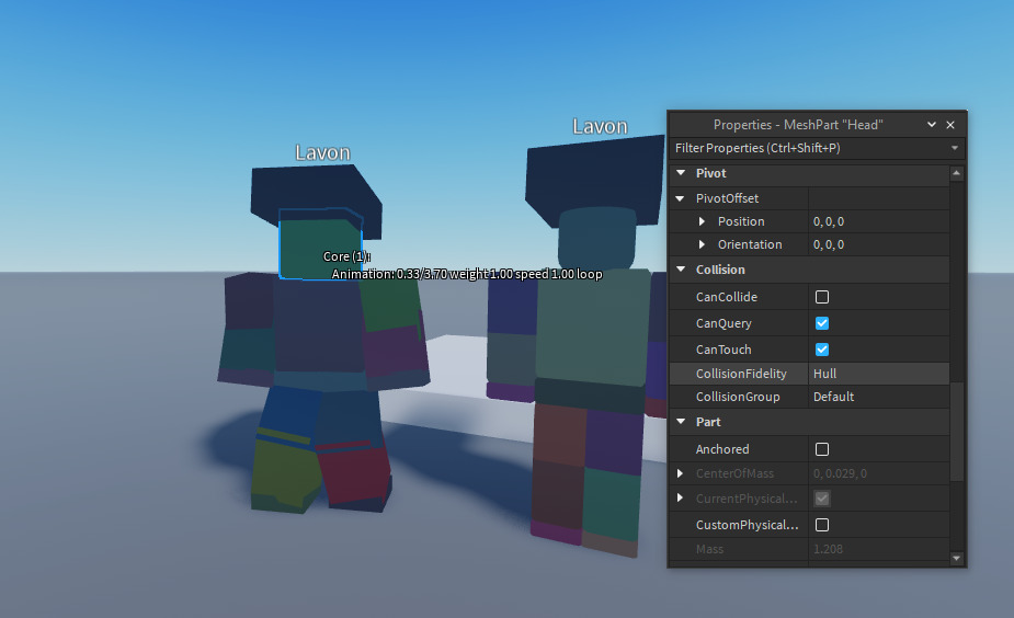 Character Spawning With Wrong Collisionfidelity Scripting Support