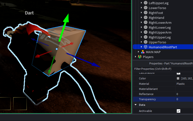 Fix Character Clipping Wall, Extend HumanoidRootPart Hitbox - Scripting ...