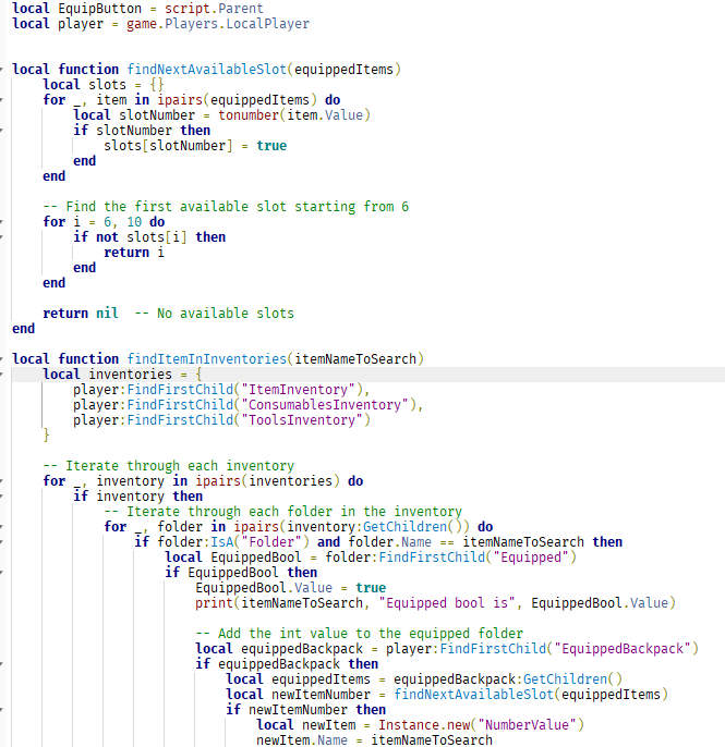 A child of a folder when GetChildren() is being printed "Folder has no ...