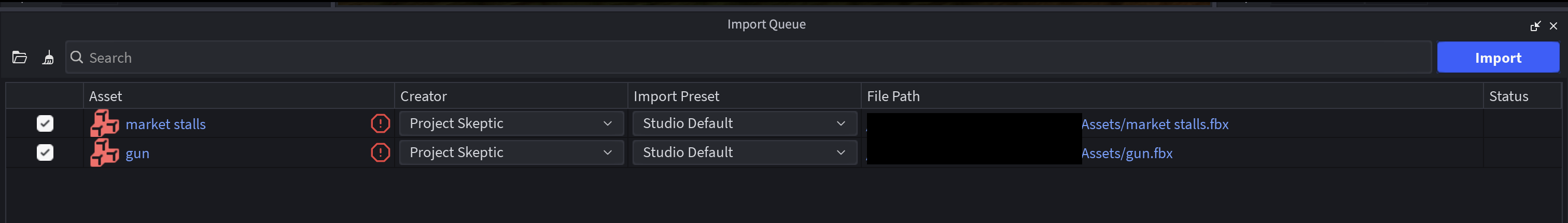 Improve bulk animation upload workflow - Studio Features - Developer ...