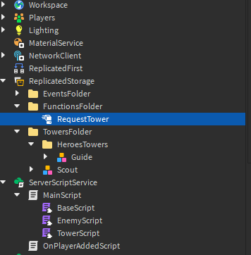 Model is not a valid member of folder - Scripting Support - Developer Forum | Roblox