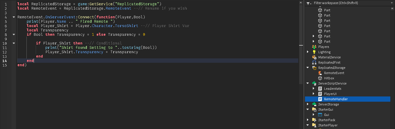 How do I make something local show to everyone? - Scripting Support ...