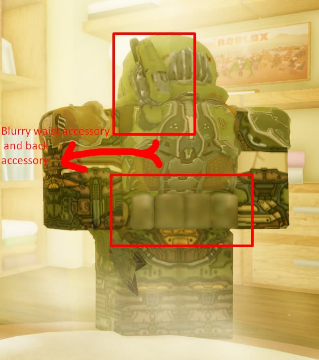 Weird R6 to R15 bug (Blurry accessories) - Engine Bugs - Developer ...