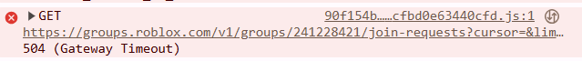 Unable to view group join requests - Roblox Application and Website ...