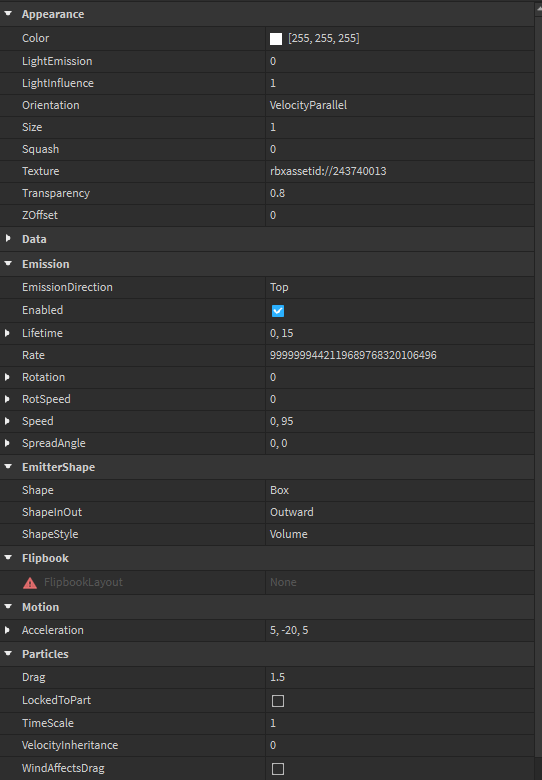 How can I stop Particles Dissapearing/Stop Rendering by its own - Building Support - Developer ...