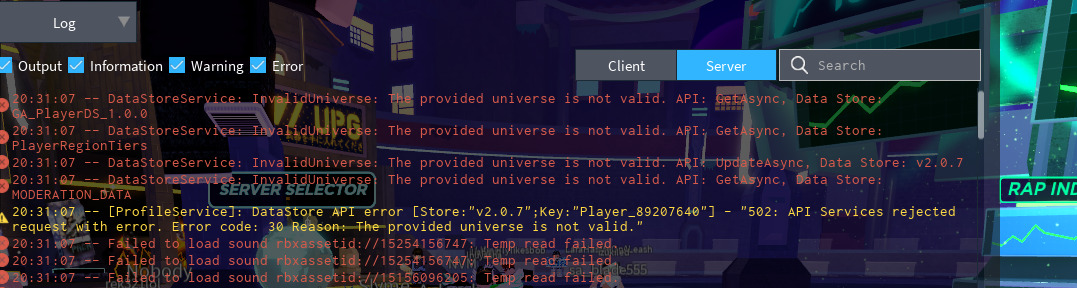 Urgent Game Breaking Bug - InvalidUniverse - Cloud Services Bugs - Developer Forum | Roblox