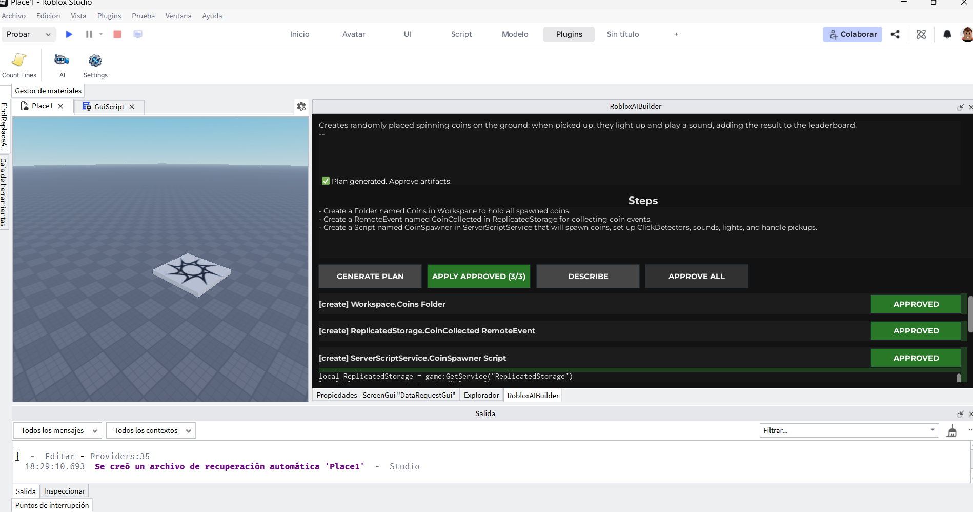 RobloxAIBuilder Plugin - AI Assistant Coding & Copilot & Building ...
