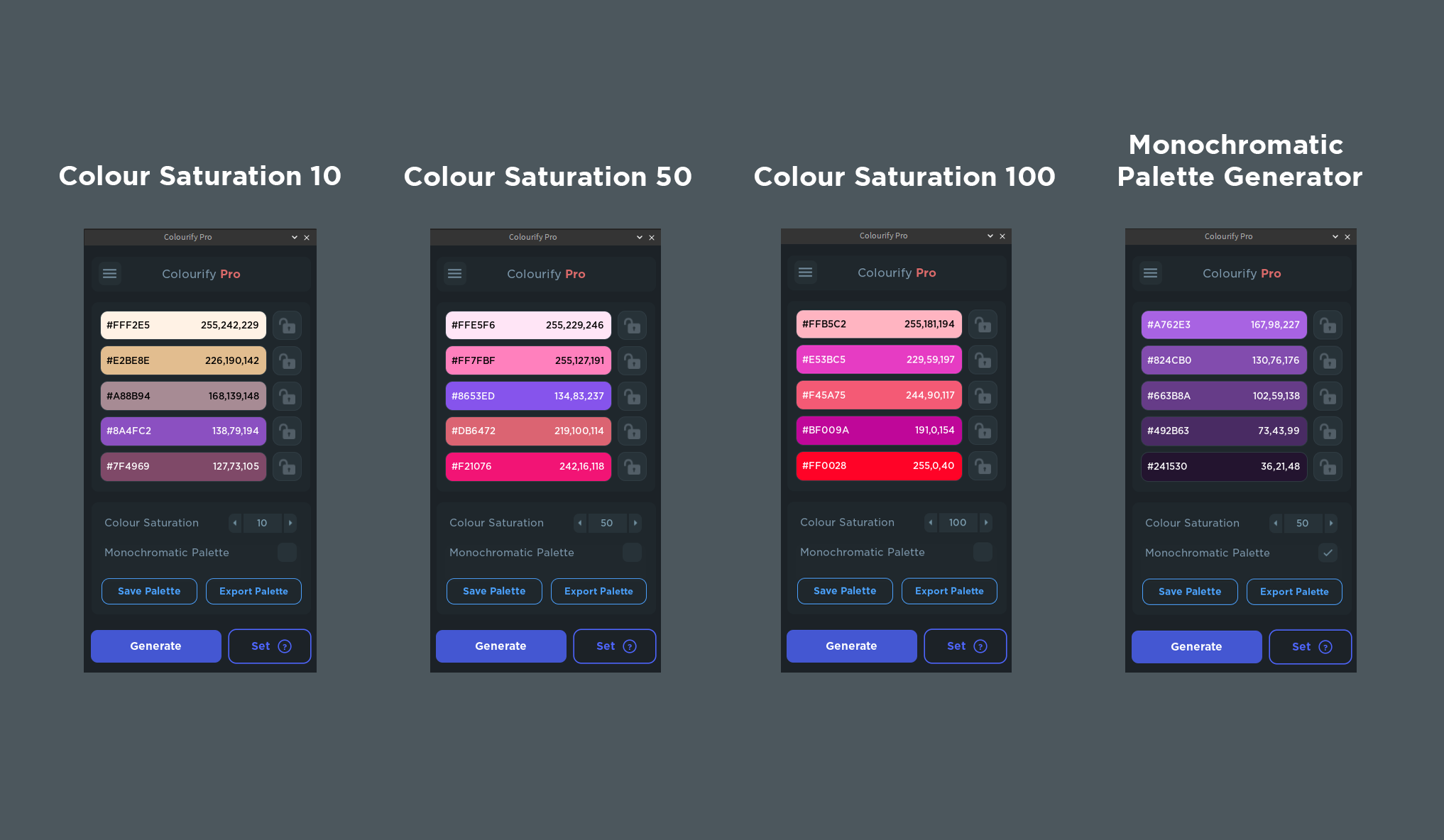 Colourify Lite & Pro | Advanced Colour Palette Generator - Community ...