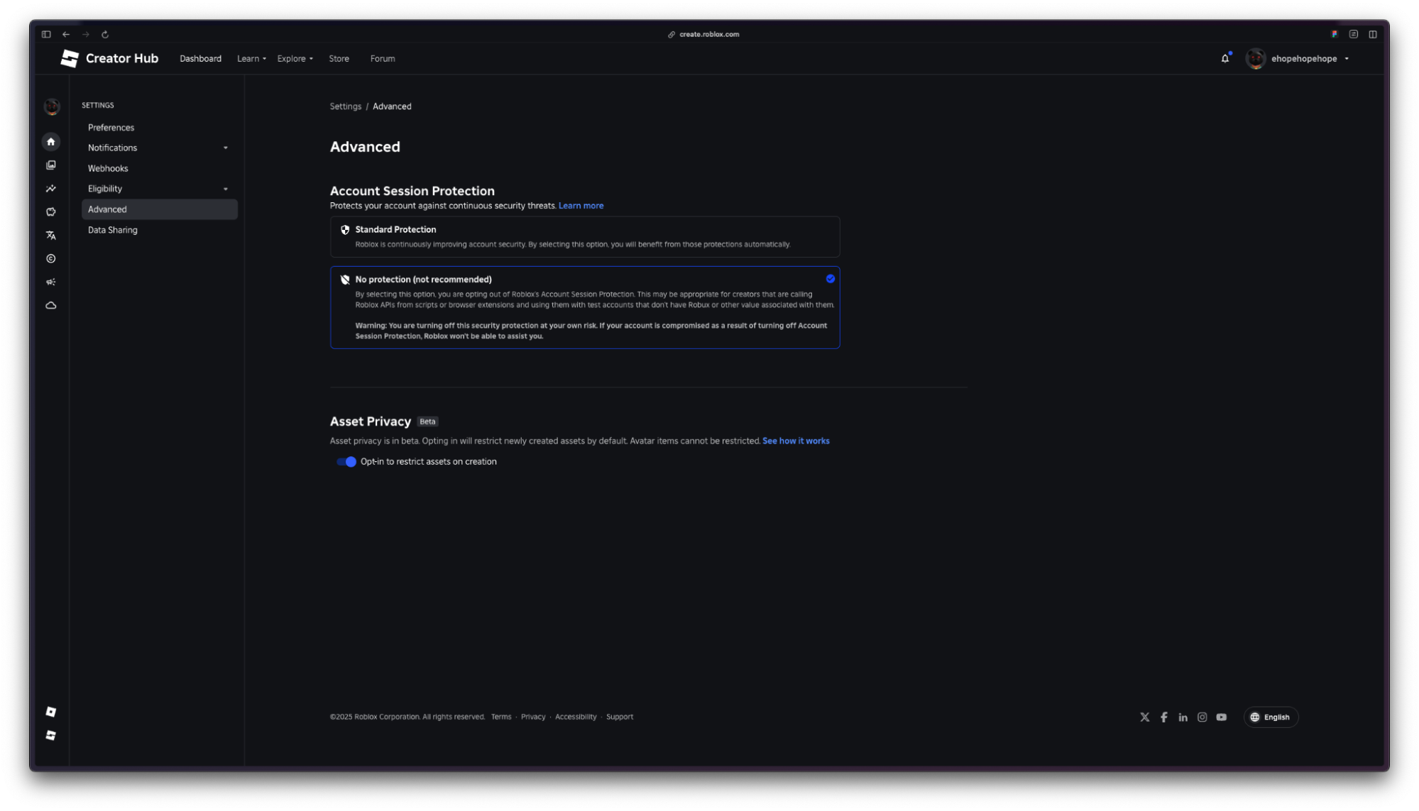 [Beta] Privacy for Newly-Created Image, Mesh, and Decal Assets ...