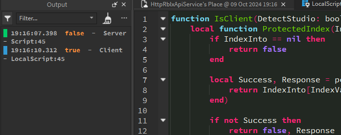 'RunService:IsClient()' is sometimes unreliable in-game - Engine Bugs - Developer Forum | Roblox