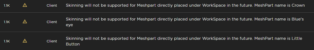 'Error Report' shows errors from scripts that aren't in my game - Creator Hub (create.roblox.com ...