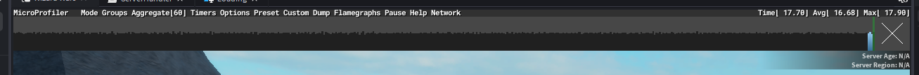 Microprofiler is all black - Scripting Support - Developer Forum | Roblox