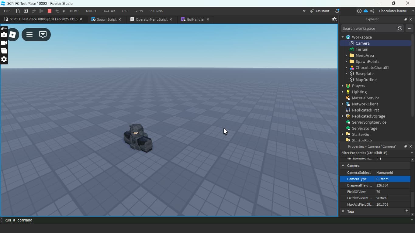 Camera type and subject not changing - Scripting Support - Developer Forum | Roblox