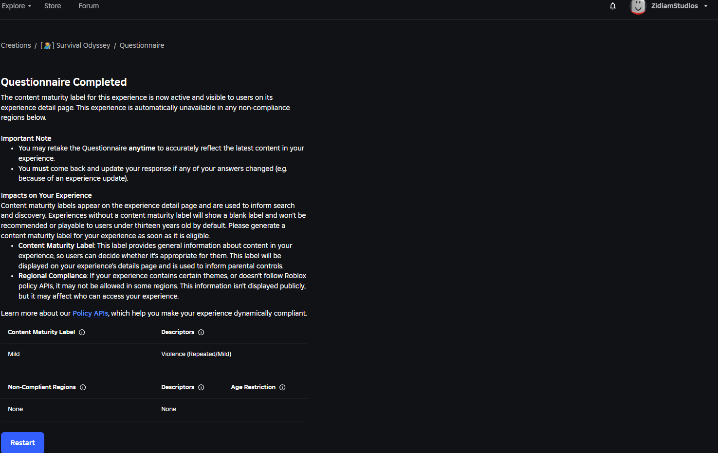 Maturity and Compliance status not updating on different accounts ...
