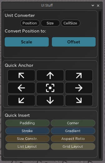 UI Stuff - A cheap and simple plugin to help you working with UI ...