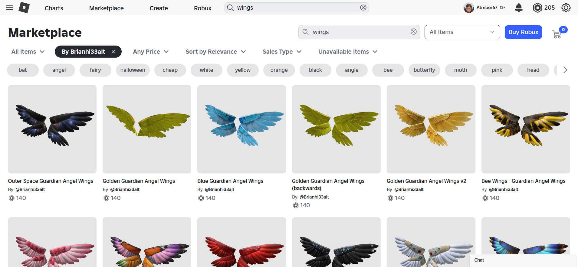 Two or three wings textures showing gray instead of their correct ...