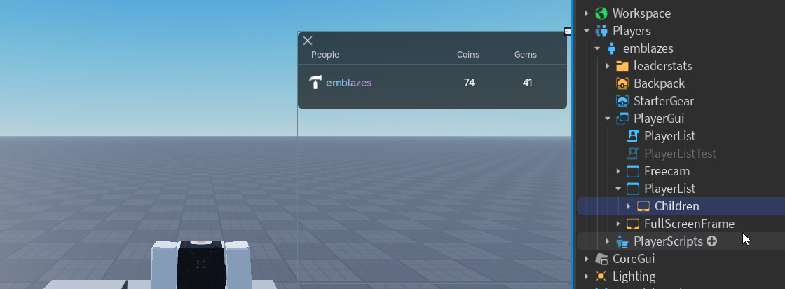 Recreated the default playerlist - Creations Feedback - Developer Forum | Roblox