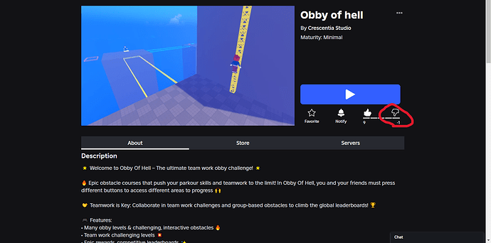 Places can have NEGATIVE dislikes and favorites - Website Bugs ...