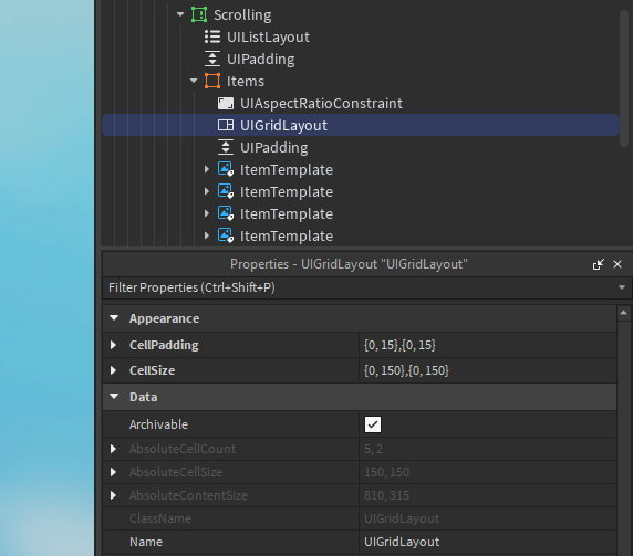 Huge Uigridlayout With Scale And Offset Fitting Problem And Auto Size Problem Scripting