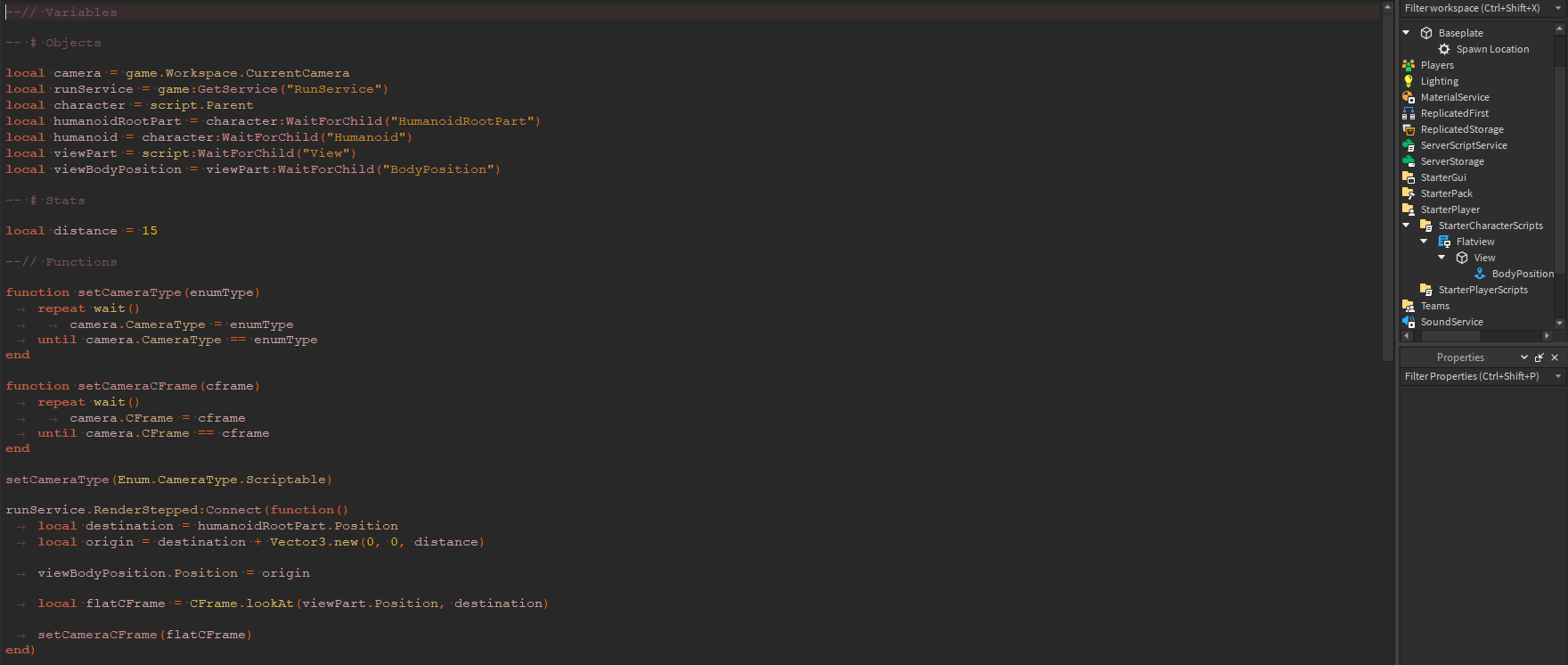Help with custom camera - Platform Usage Support - Developer Forum | Roblox