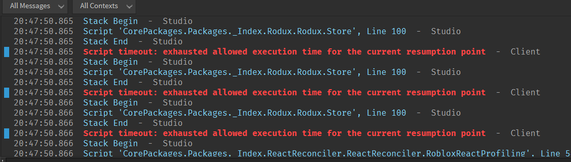 Roblox Completely Freezes after around a minute - Engine Bugs ...